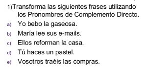 Ejercicio de complemento directo e indirecto ¡Guía Paso a Paso 2021!