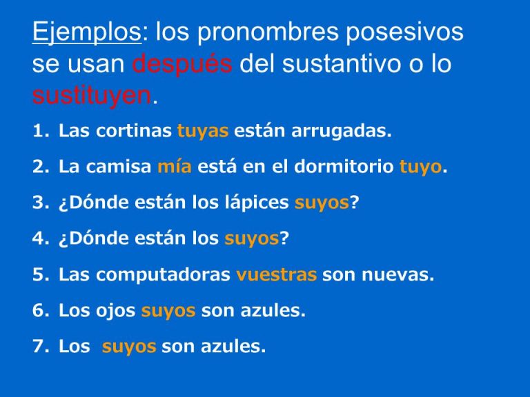 Ejercicios de pronombres ¡Guía Paso a Paso 2021!