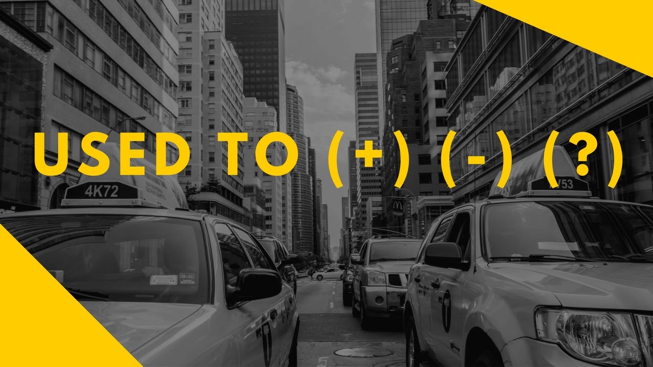 Ejercicios de used to ¡Guía Paso a Paso 2021!